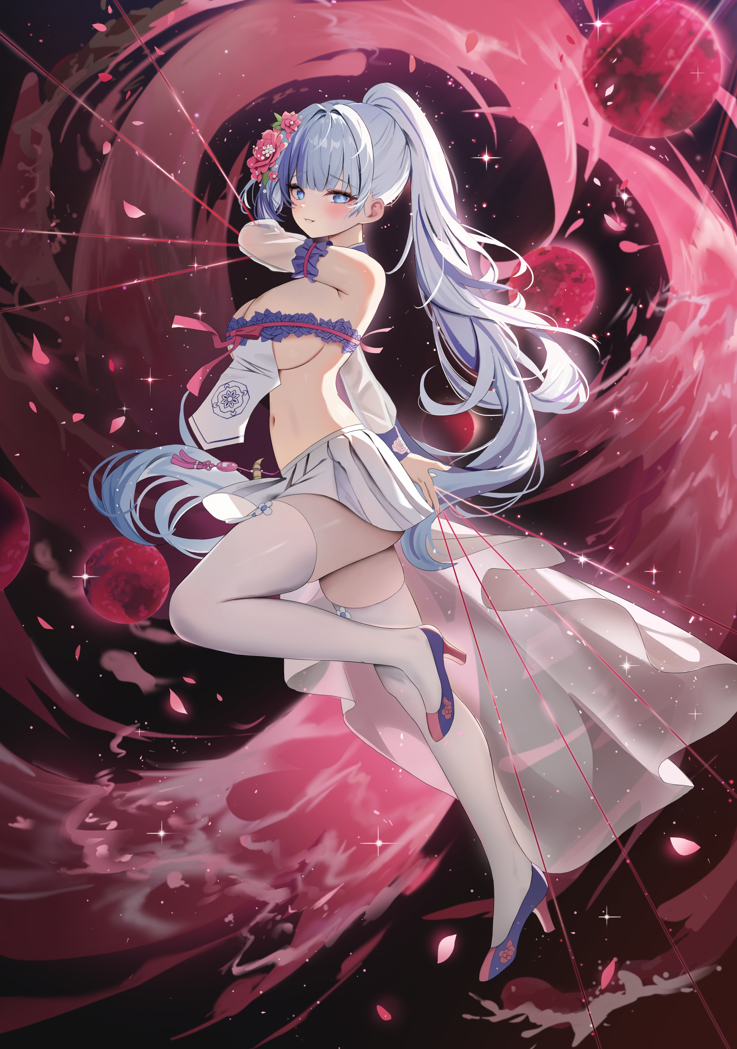 Arme Cgsy7484 Heels No Bra Skirt Lift Thighhighs 1180307 Yande Re